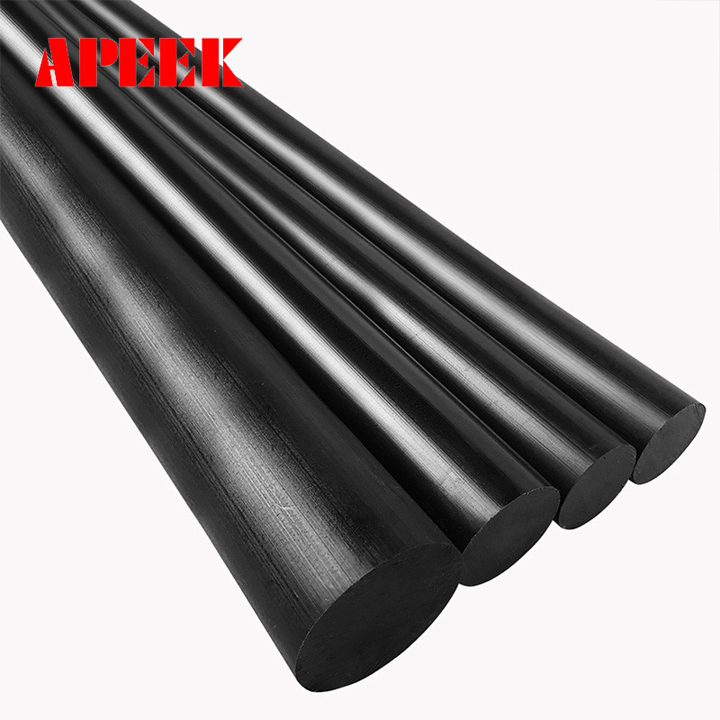 Antistatic ESD PEEK Round Stock Rod Material Modified Plastic Extrusion