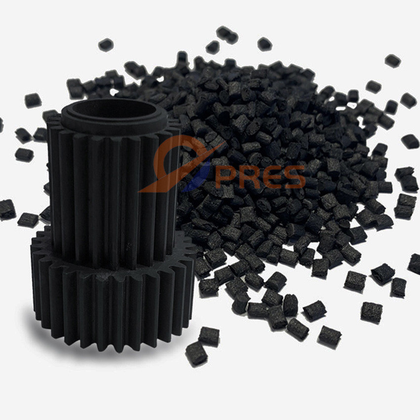 Electrically Conductive PPS Carbon Fiber PTFE Pellet Plastic Molding Raw Material